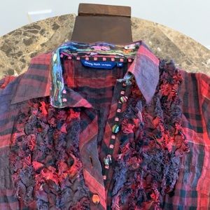 Georg Roth | Tops | Georg Roth Los Angeles Cowgirl Western Shirt M Red ...